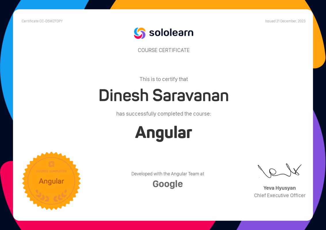 Dinesh Saravanan on LinkedIn: Sololearn: Learn to Code Dinesh Saravanan on LinkedIn: Sololearn: Learn to Code