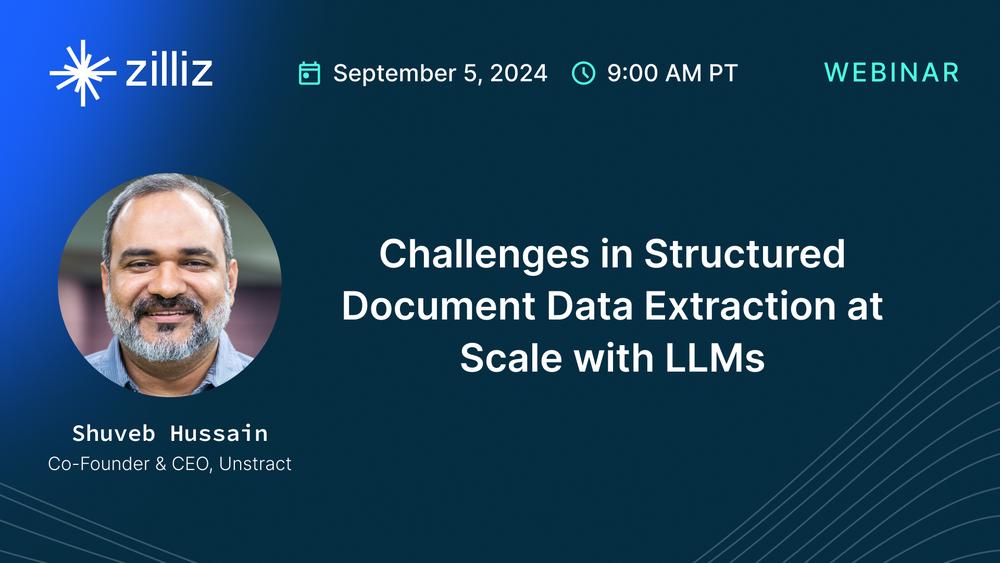 Shuveb Hussain on LinkedIn: Challenges in Structured Document Data ... Shuveb Hussain on LinkedIn: Challenges in Structured Document Data ...