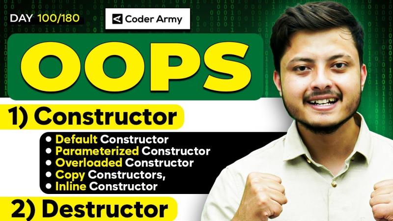 Day-100 of #180daysofcodechallenge: Constructor in C++ | Namo Manikanta ... Day-100 of #180daysofcodechallenge: Constructor in C++ | Namo Manikanta ...