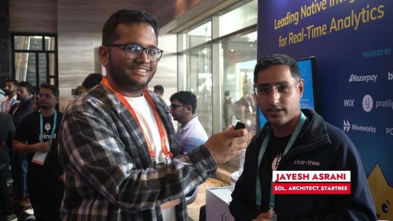 StarTree at Current Bangalore 2025! | Jayesh Choudhary StarTree at Current Bangalore 2025! | Jayesh Choudhary