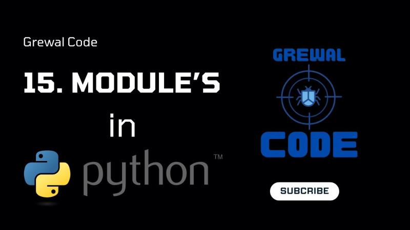 15. modular programming in python | python for cyber security | Pravesh ... 15. modular programming in python | python for cyber security | Pravesh ...