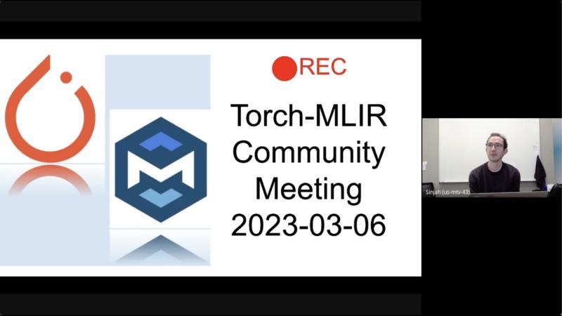 Ramiro Leal-Cavazos on LinkedIn: Torch MLIR Community Meeting (2023-03-06) Ramiro Leal-Cavazos on LinkedIn: Torch MLIR Community Meeting (2023-03-06)