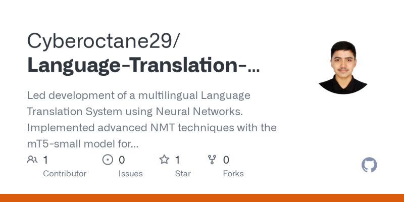 Saswat Seth on LinkedIn: GitHub - Cyberoctane29/Language-Translation ... Saswat Seth on LinkedIn: GitHub - Cyberoctane29/Language-Translation ...