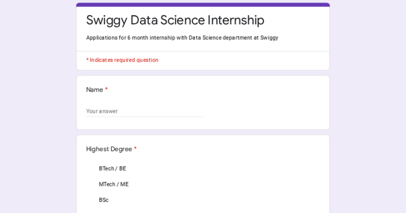 Kriti Jaiswal on LinkedIn: Swiggy Data Science Internship Kriti Jaiswal on LinkedIn: Swiggy Data Science Internship