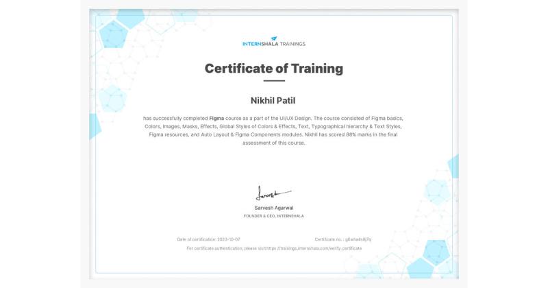 NIKHIL PATIL on LinkedIn: Successfully completed the Figma training ... NIKHIL PATIL on LinkedIn: Successfully completed the Figma training ...