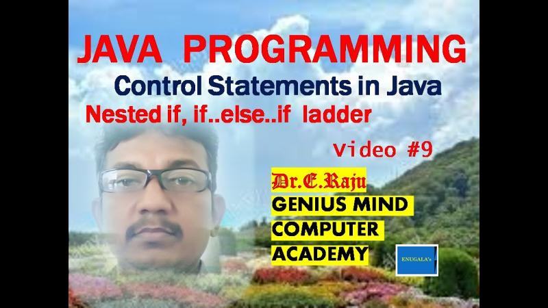 Dr. ENUGALA RAJU on LinkedIn: 9.Control Statements in Java || Nested if ... Dr. ENUGALA RAJU on LinkedIn: 9.Control Statements in Java || Nested if ...