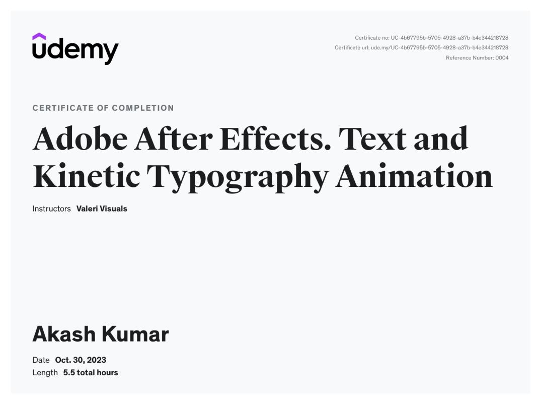 Akash Kumar on LinkedIn: Udemy Course Completion Certificate Akash Kumar on LinkedIn: Udemy Course Completion Certificate