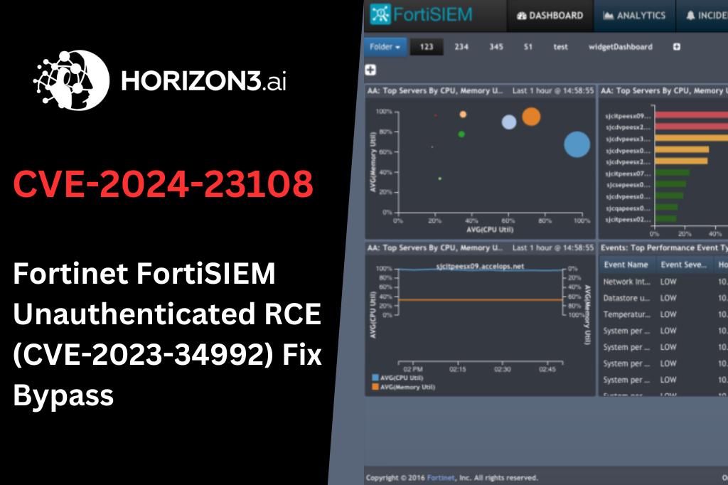 Eswar V on LinkedIn: CVE-2024-23108: Fortinet FortiSIEM Unauthenticated ... Eswar V on LinkedIn: CVE-2024-23108: Fortinet FortiSIEM Unauthenticated ...