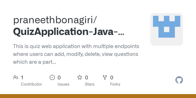 Praneeth Bonagiri on LinkedIn: GitHub - praneethbonagiri ... Praneeth Bonagiri on LinkedIn: GitHub - praneethbonagiri ...