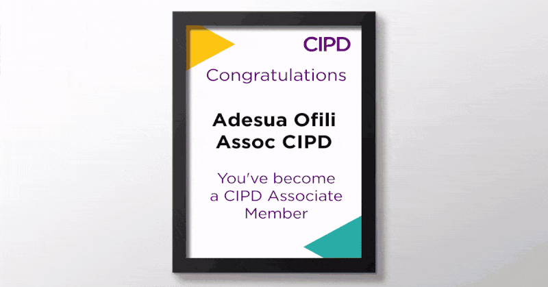 Congratulations Adesua Ofili CIPD Associate Member | Adesua Ofili | 10 ... Congratulations Adesua Ofili CIPD Associate Member | Adesua Ofili | 10 ...