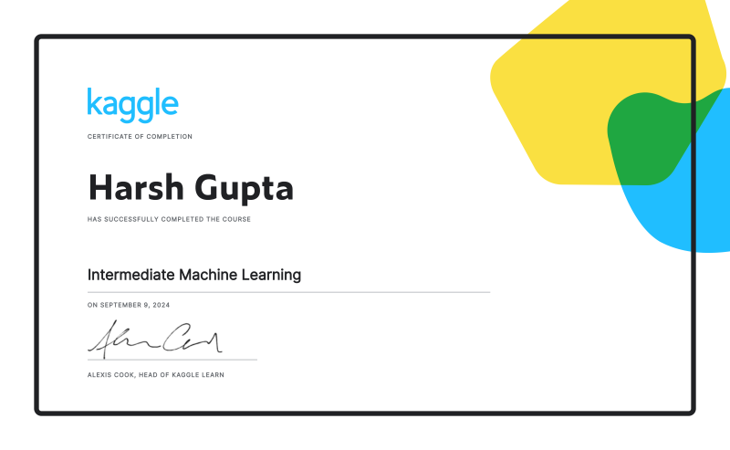 Harsh Gupta on LinkedIn: Harshgupta4444 completed the Intermediate ... Harsh Gupta on LinkedIn: Harshgupta4444 completed the Intermediate ...