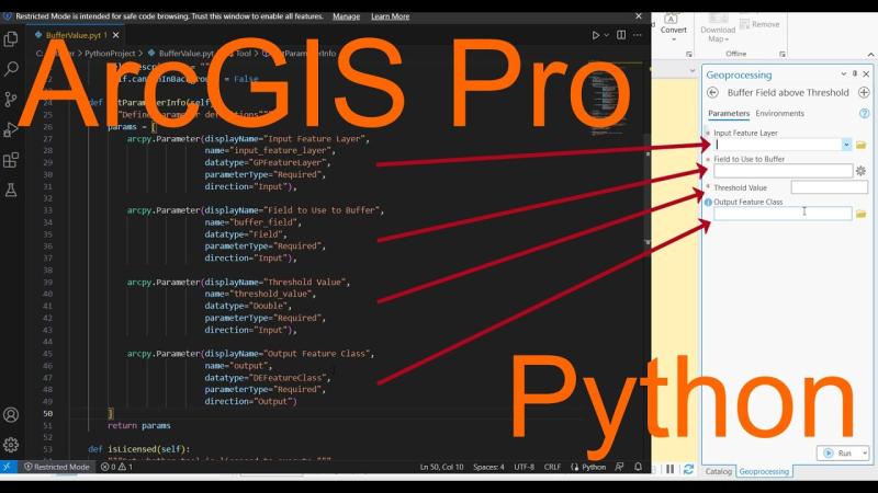 How to create an ArcGIS Pro Python Toolbox with example code | Spatial ... How to create an ArcGIS Pro Python Toolbox with example code | Spatial ...
