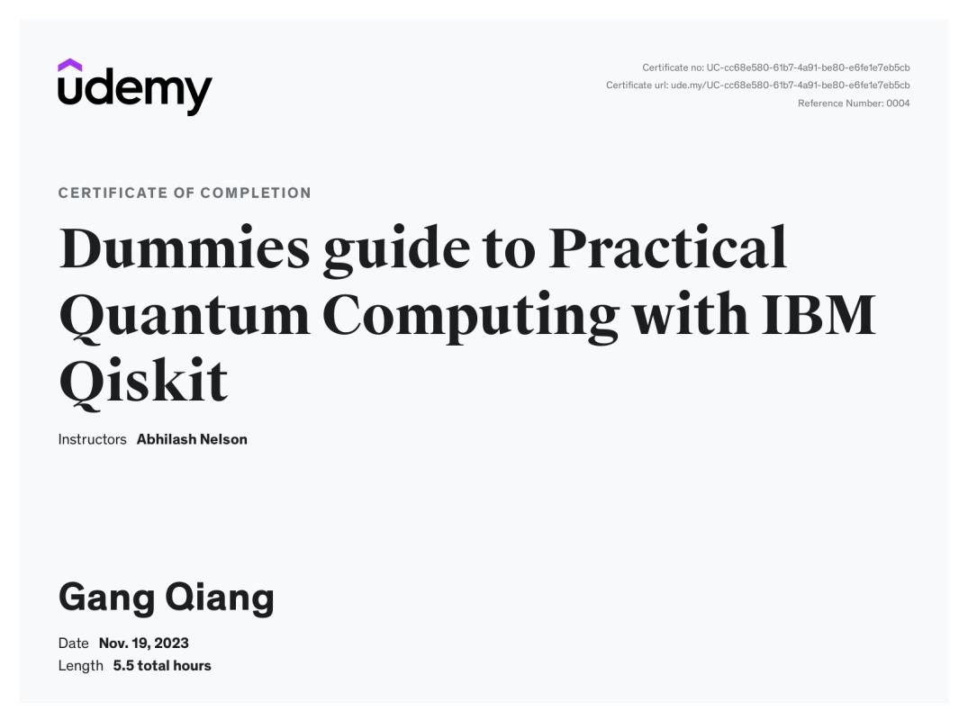 Gang Qiang on LinkedIn: Udemy Course Completion Certificate Gang Qiang on LinkedIn: Udemy Course Completion Certificate