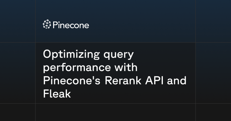 Yichen Jin on LinkedIn: Optimizing query performance with Pinecone's ... Yichen Jin on LinkedIn: Optimizing query performance with Pinecone's ...