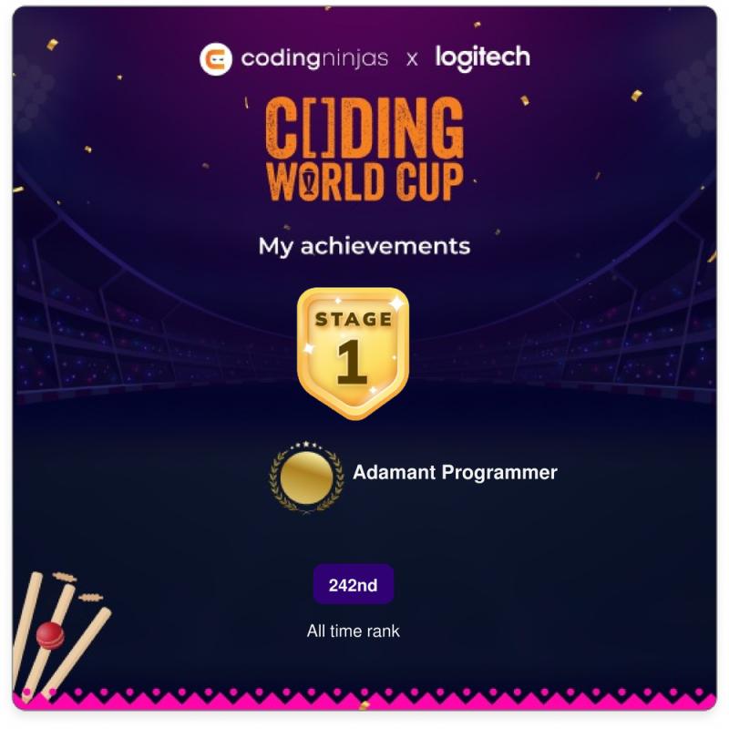 ANURAG KUMAR on LinkedIn: Coding World Cup ANURAG KUMAR on LinkedIn: Coding World Cup