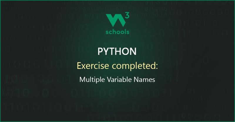 Ayoola Ojo on LinkedIn: Completed Exercise: Python Multiple Variables Ayoola Ojo on LinkedIn: Completed Exercise: Python Multiple Variables