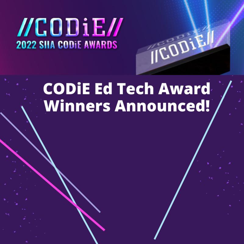 Adrienne Wells on LinkedIn: CODiE Ed Tech Award Winners Announced! - SIIA Adrienne Wells on LinkedIn: CODiE Ed Tech Award Winners Announced! - SIIA