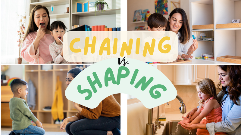 Understanding the Difference Between Chaining and Shaping in ABA ... Understanding the Difference Between Chaining and Shaping in ABA ...