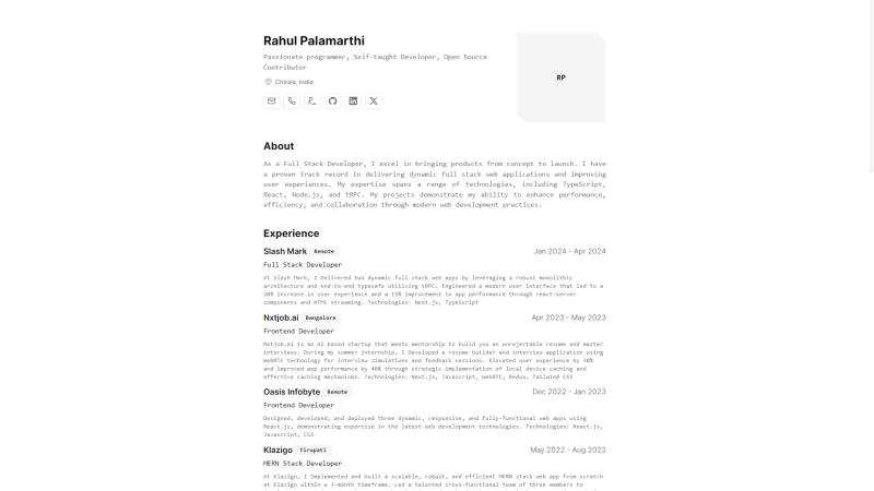 Rahul Palamarthi on LinkedIn: Rahul Palamarthi | Passionate programmer ... Rahul Palamarthi on LinkedIn: Rahul Palamarthi | Passionate programmer ...