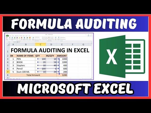 Excelkiclass on LinkedIn: MS Excel - Auditing Tools And Define Name of ... Excelkiclass on LinkedIn: MS Excel - Auditing Tools And Define Name of ...
