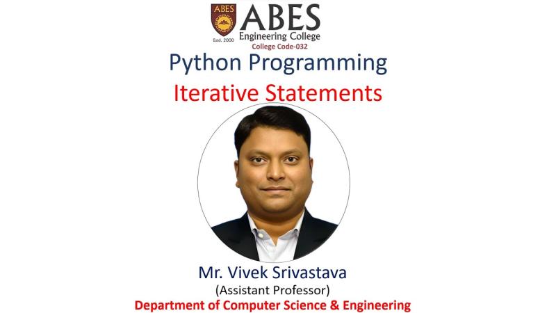 Vivek Srivastava on LinkedIn: Iterative Statements | Python Programming ... Vivek Srivastava on LinkedIn: Iterative Statements | Python Programming ...