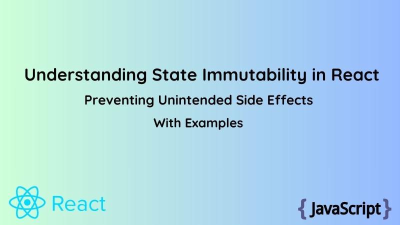 🚀 Read My New Blog: Understanding State Immutability in React ... 🚀 Read My New Blog: Understanding State Immutability in React ...