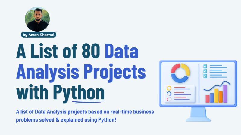 Data Analysis projects with Python | Aman Kharwal posted on the topic ... Data Analysis projects with Python | Aman Kharwal posted on the topic ...