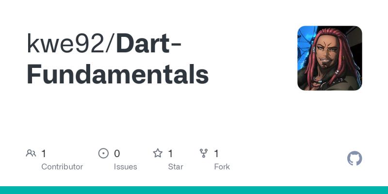 Kweayon C on LinkedIn: GitHub - kwe92/Dart-Fundamentals Kweayon C on LinkedIn: GitHub - kwe92/Dart-Fundamentals