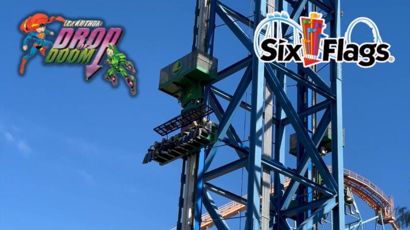 Lex Luthor: Drop Of Doom OFF RIDE 4K POV Six Flags Magic Mountain ... Lex Luthor: Drop Of Doom OFF RIDE 4K POV Six Flags Magic Mountain ...