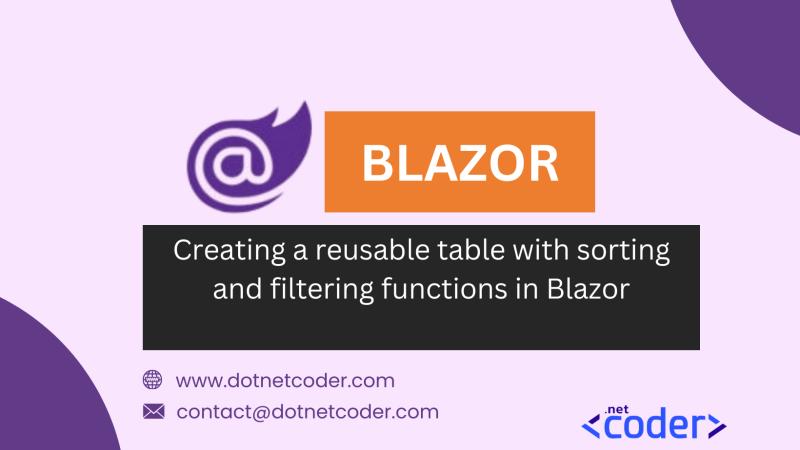 DotNetCoder on LinkedIn: Creating a Reusable DataGrid Blazor with ... DotNetCoder on LinkedIn: Creating a Reusable DataGrid Blazor with ...