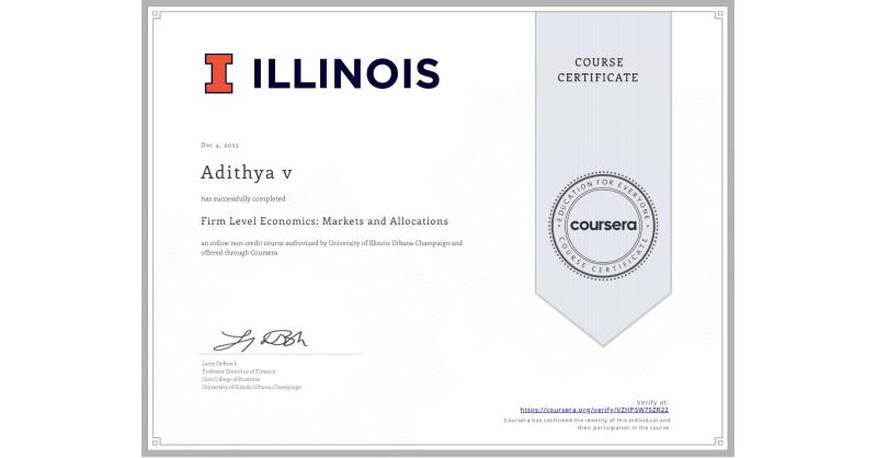 Adithya Krishna v on LinkedIn: Completion Certificate for Firm Level ... Adithya Krishna v on LinkedIn: Completion Certificate for Firm Level ...