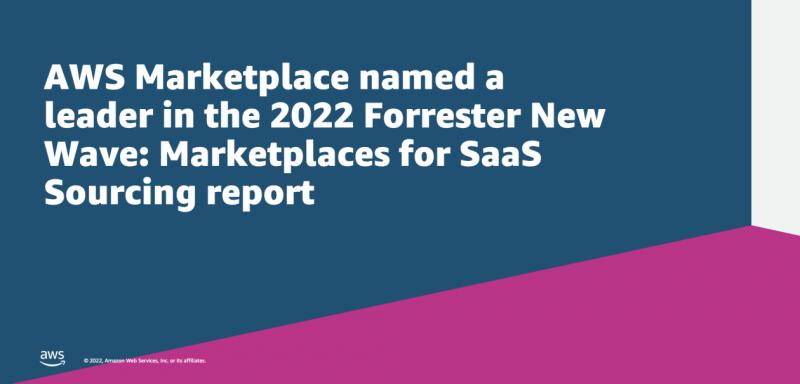 Drew Zurek on LinkedIn: AWS Marketplace named a leader in The Forrester ... Drew Zurek on LinkedIn: AWS Marketplace named a leader in The Forrester ...