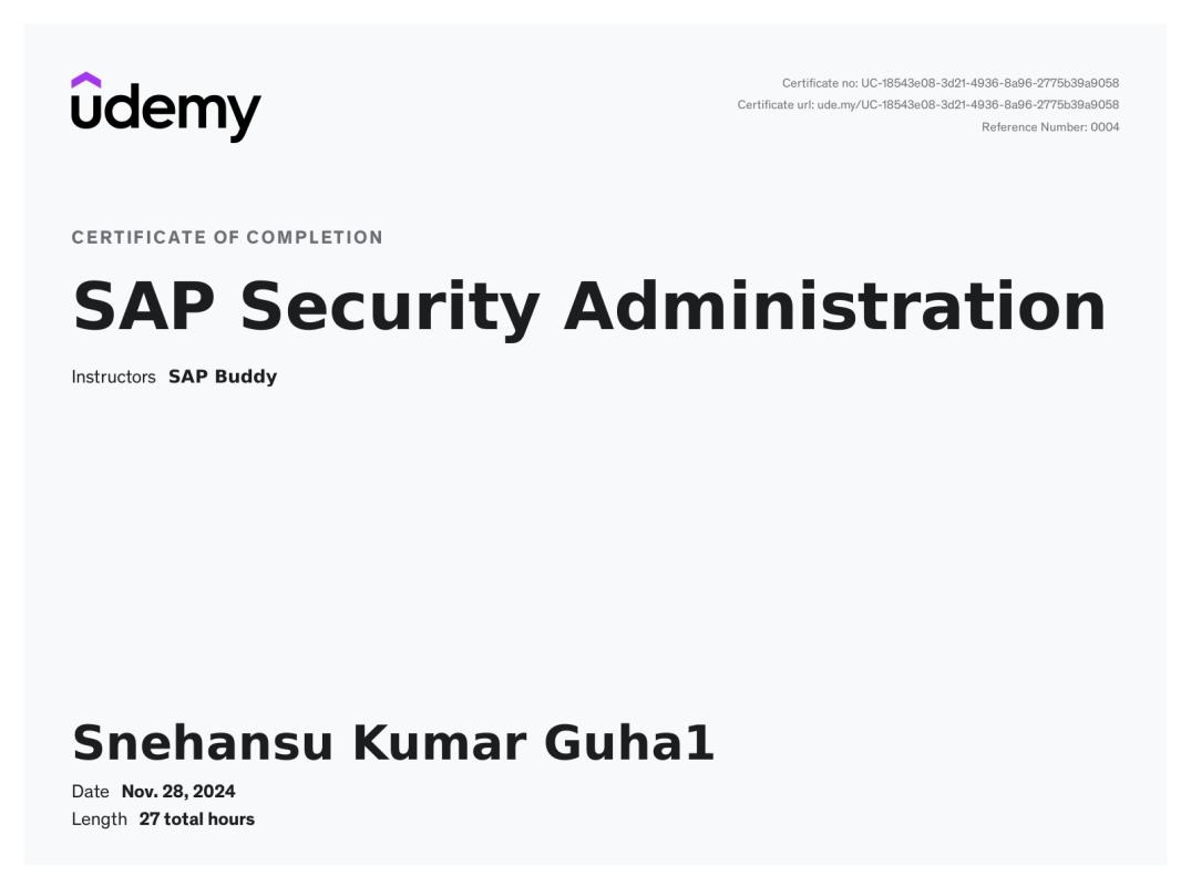 Snehansu Kumar Guha on LinkedIn: Udemy Course Completion Certificate Snehansu Kumar Guha on LinkedIn: Udemy Course Completion Certificate