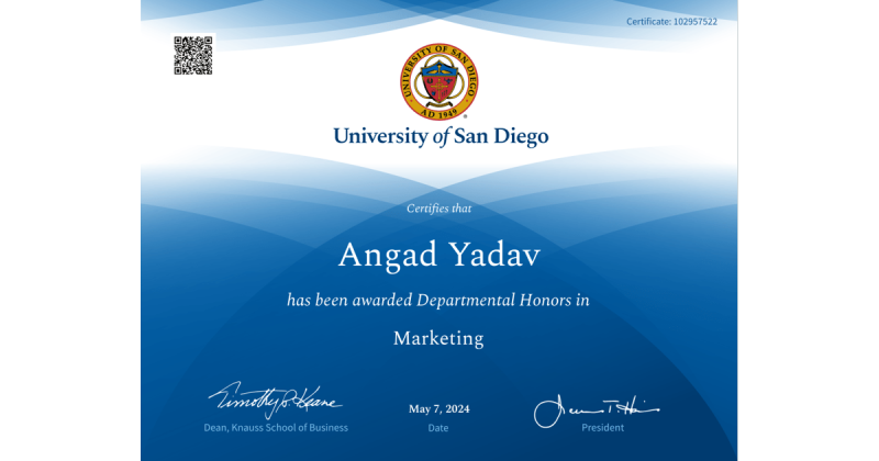 Angad Yadav on LinkedIn: Marketing • Angad Yadav • University of San Diego Angad Yadav on LinkedIn: Marketing • Angad Yadav • University of San Diego