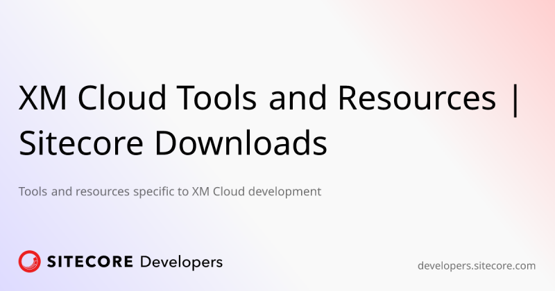 Joshua Richard Craig Helton on LinkedIn: XM Cloud Tools and Resources ... Joshua Richard Craig Helton on LinkedIn: XM Cloud Tools and Resources ...
