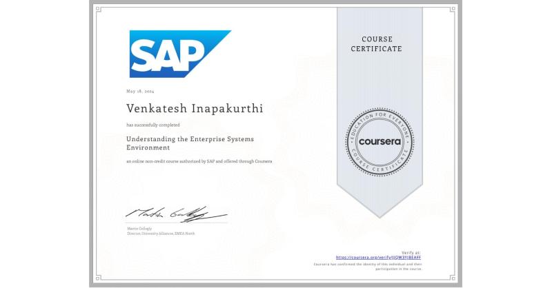 VENKATESH INAPAKURTHI on LinkedIn: Completion Certificate for ... VENKATESH INAPAKURTHI on LinkedIn: Completion Certificate for ...