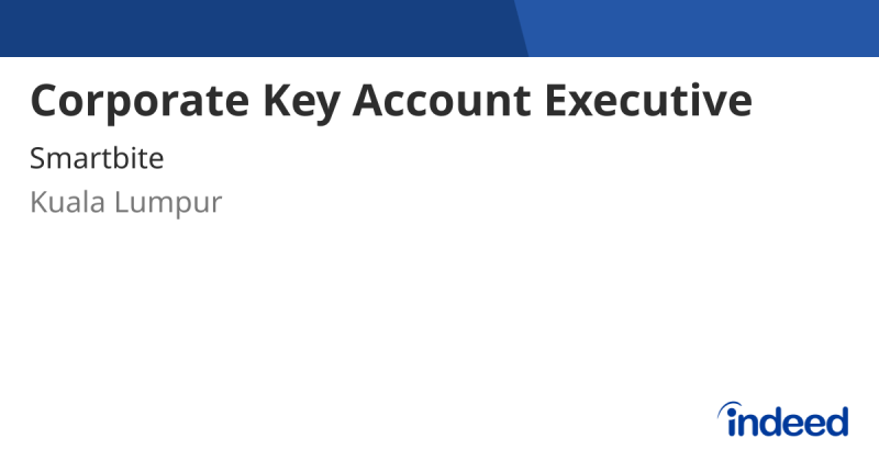 Arun Prasanth on LinkedIn: Corporate Key Account Executive - Kuala ... Arun Prasanth on LinkedIn: Corporate Key Account Executive - Kuala ...