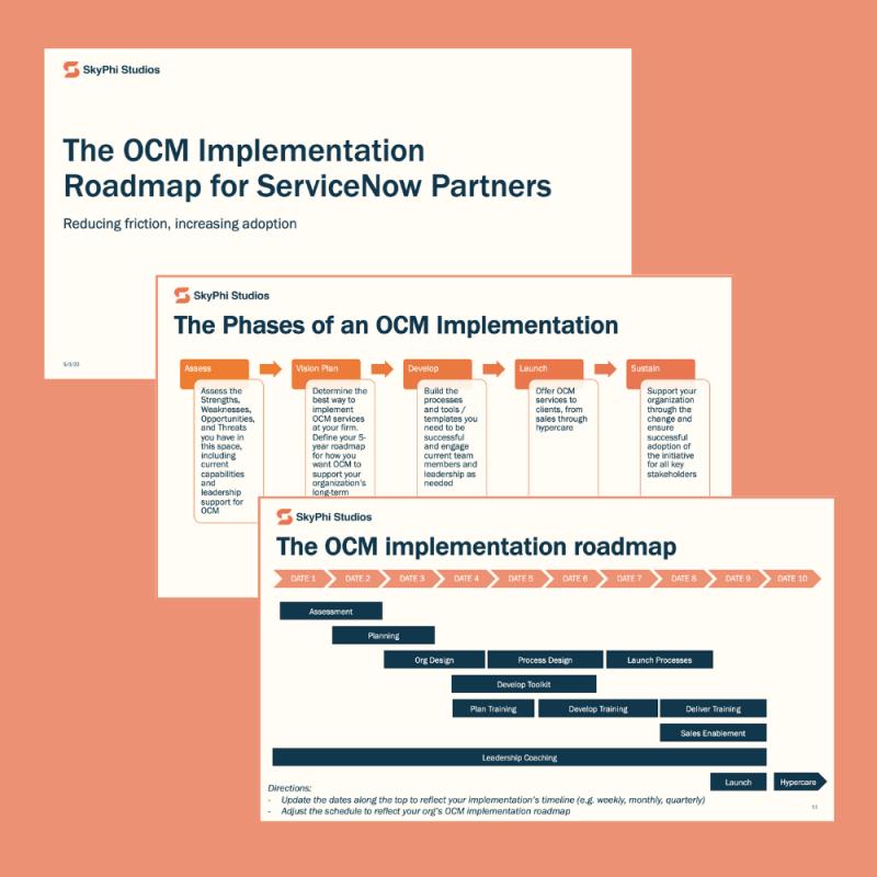SkyPhi Studios on LinkedIn: The OCM Implementation Roadmap SkyPhi Studios on LinkedIn: The OCM Implementation Roadmap