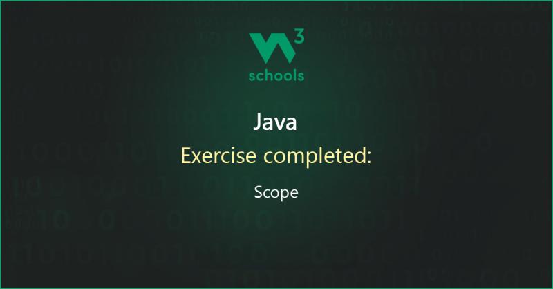 NIKHIL KATKURI on LinkedIn: Completed Exercise: Java Scope NIKHIL KATKURI on LinkedIn: Completed Exercise: Java Scope
