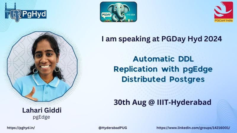Lahari Giddi on LinkedIn: Automatic DDL Replication with pgEdge ... Lahari Giddi on LinkedIn: Automatic DDL Replication with pgEdge ...