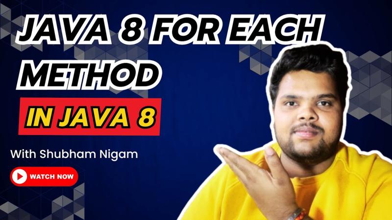 Shubham Nigam 🇮🇳 on LinkedIn: Java 8 forEach method | What is Java 8 ... Shubham Nigam 🇮🇳 on LinkedIn: Java 8 forEach method | What is Java 8 ...