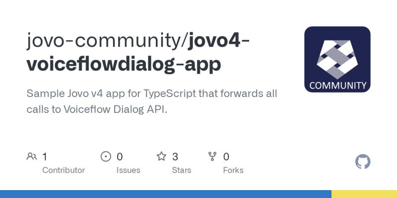 Mark Tucker on LinkedIn: GitHub - jovo-community/jovo4-voiceflowdialog ... Mark Tucker on LinkedIn: GitHub - jovo-community/jovo4-voiceflowdialog ...