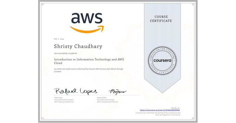 Shristy Chaudhary on LinkedIn: Completion Certificate for Introduction ... Shristy Chaudhary on LinkedIn: Completion Certificate for Introduction ...