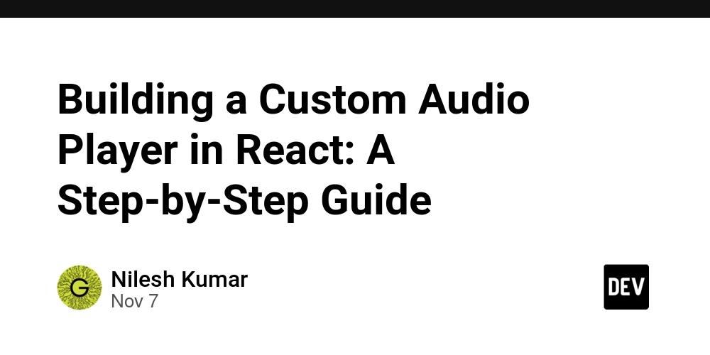 Nilesh Kumar on LinkedIn: Building a Custom Audio Player in React: A ... Nilesh Kumar on LinkedIn: Building a Custom Audio Player in React: A ...