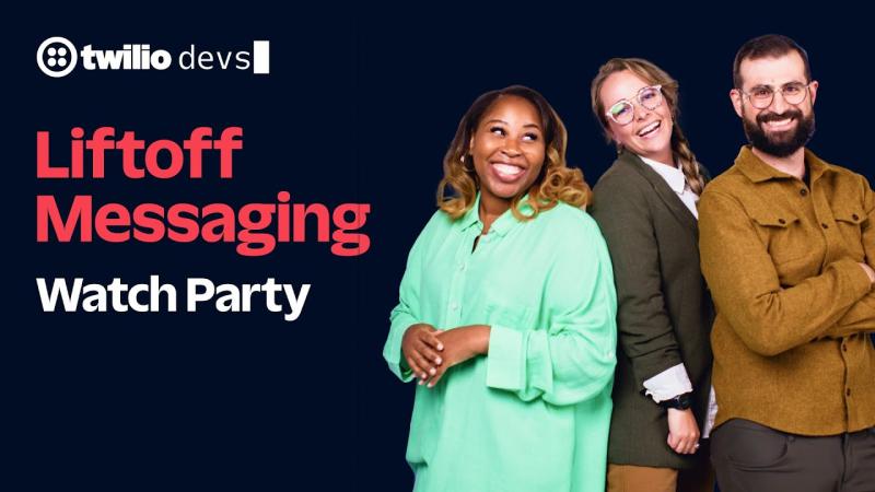 Andrew MacLean on LinkedIn: Twilio Liftoff Messaging Watch Party Andrew MacLean on LinkedIn: Twilio Liftoff Messaging Watch Party