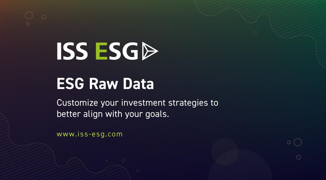 ESG Raw Data | ISS ESG ESG Raw Data | ISS ESG