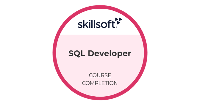 Lahari Mandala on LinkedIn: SQL Developer • Lahari Mandala • Skillsoft ... Lahari Mandala on LinkedIn: SQL Developer • Lahari Mandala • Skillsoft ...