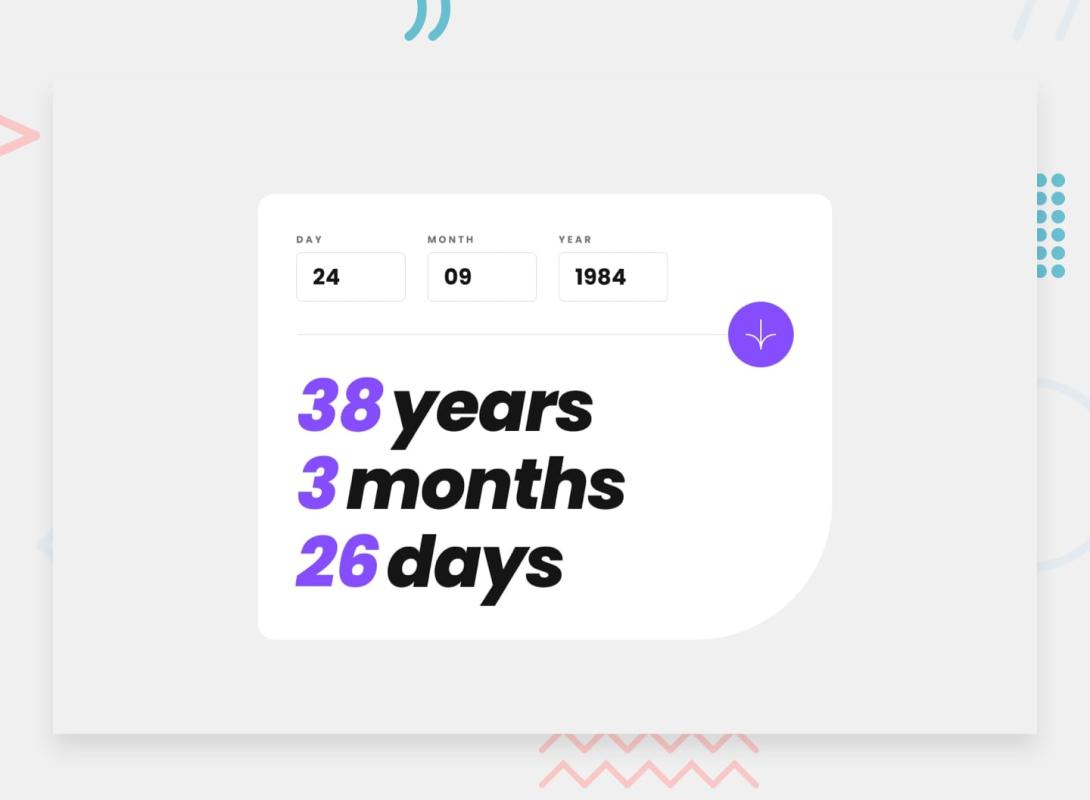 Bhargav Bandi on LinkedIn: Frontend Mentor | Responsive Age Calculator ... Bhargav Bandi on LinkedIn: Frontend Mentor | Responsive Age Calculator ...