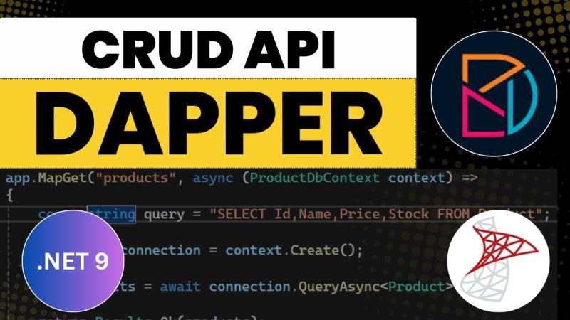 Build CRUD API with Dapper in .NET 9 | ASP.NET Core Web API Tutorial ... Build CRUD API with Dapper in .NET 9 | ASP.NET Core Web API Tutorial ...