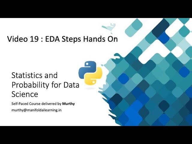 Nachiketh Murthy on LinkedIn: Video 19 : EDA Steps Hands On - Python ... Nachiketh Murthy on LinkedIn: Video 19 : EDA Steps Hands On - Python ...